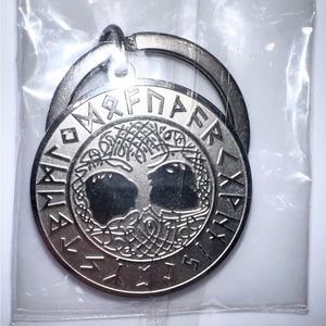 Accessories | 2 Tree Of Life Viking Runes Keychain New 2 With Any 1 ...
